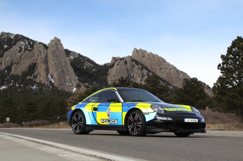 Porche 911 - Battenberg Police Graphics Demo Vehicle