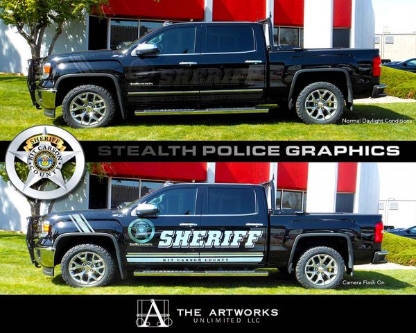 What are Ghost Graphics? Stealth Police Car Graphics