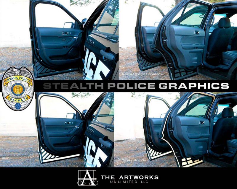 What are Ghost Graphics? Stealth Police Car Graphics