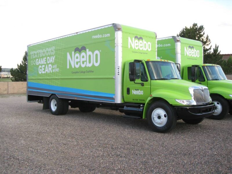 Box Truck Fleet Graphics - Neebo 24 Foot Box Trucks